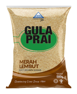 Soft Brown Sugar - Gula Prai Merah Lembut - MSM Gula Prai